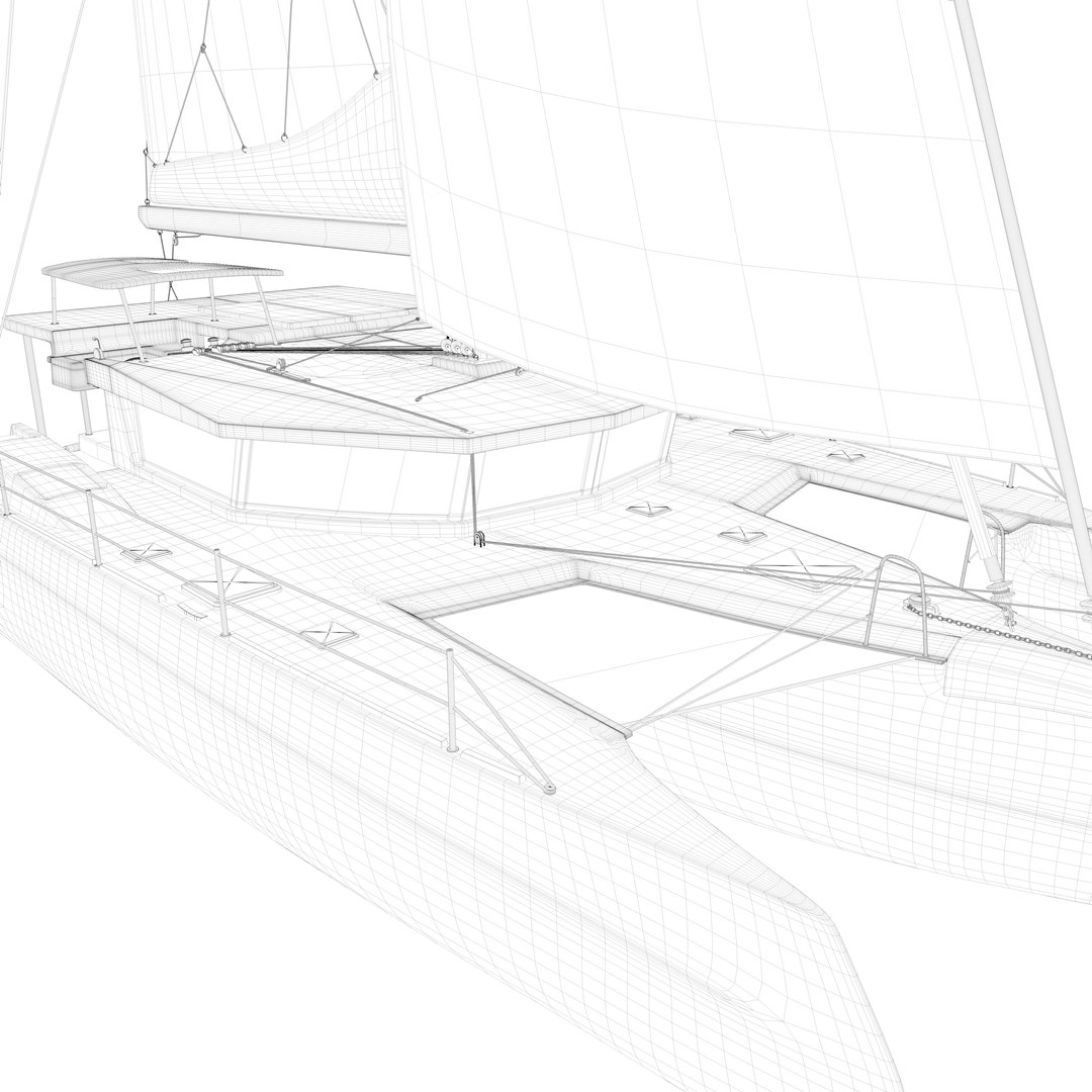 3D Trimaran Neel 47 Sailboat 3D - TurboSquid 1782707