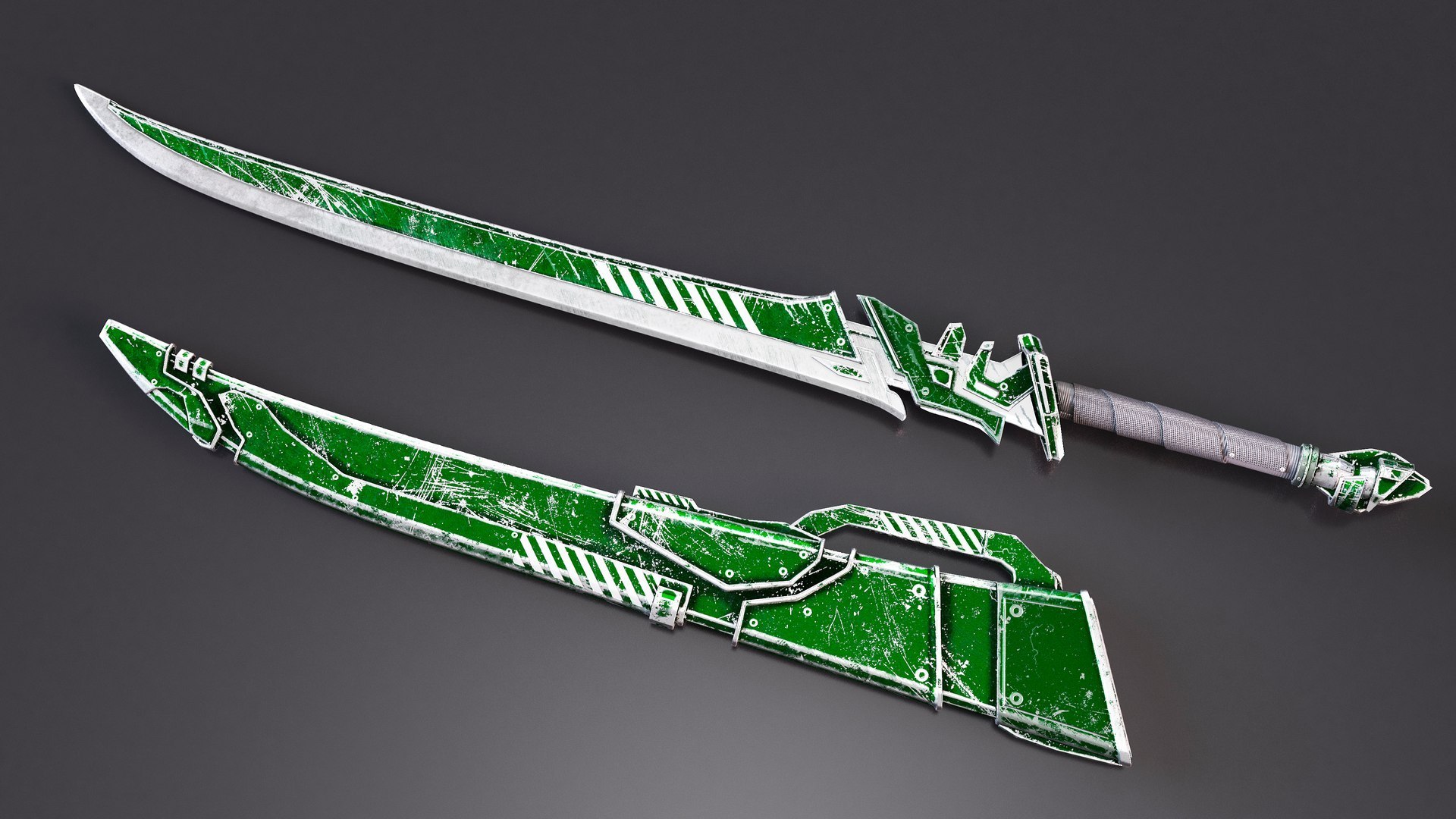 3D Futuristic Swords Collection 2 Model - TurboSquid 2397091