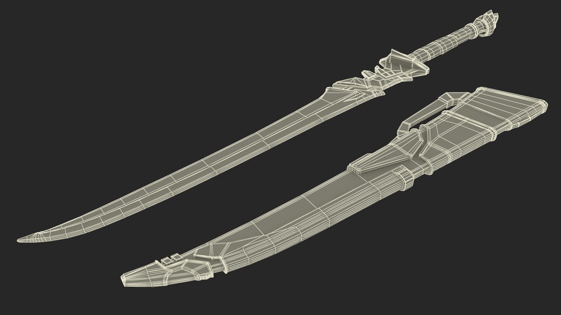 3D Futuristic Swords Collection 2 Model - TurboSquid 2397091