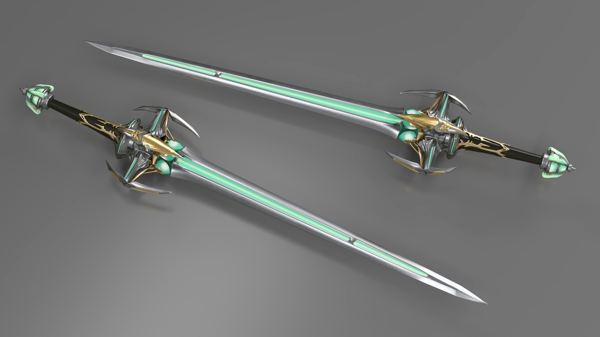 3D Futuristic Swords Collection 2 Model - TurboSquid 2397091