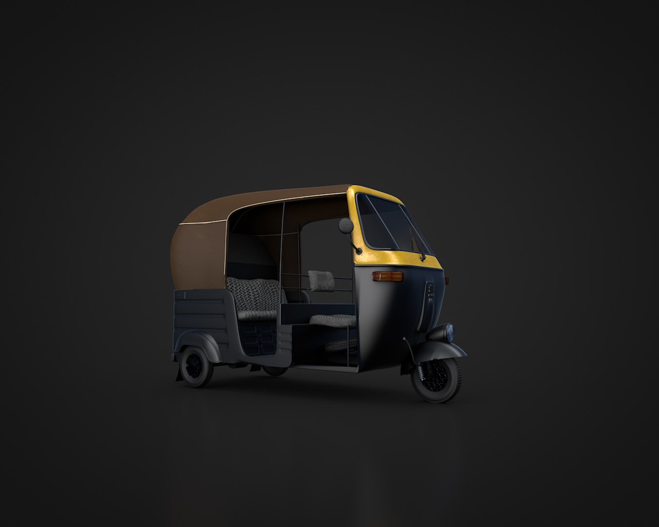 Tok Rickshaw Baby 3D Model - TurboSquid 1160431