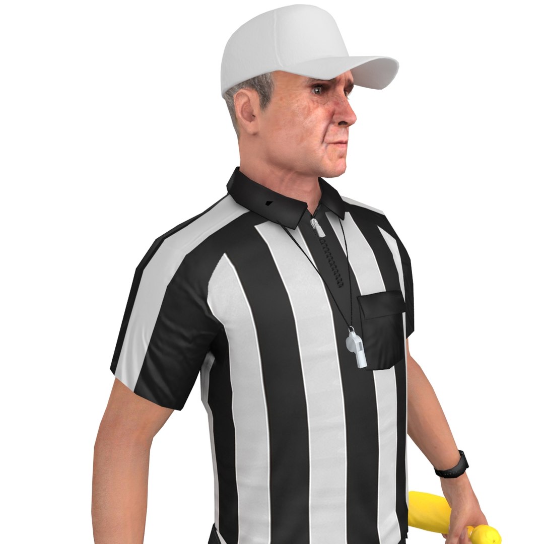 3D Rigged Football Referee 1 Model - TurboSquid 1301173