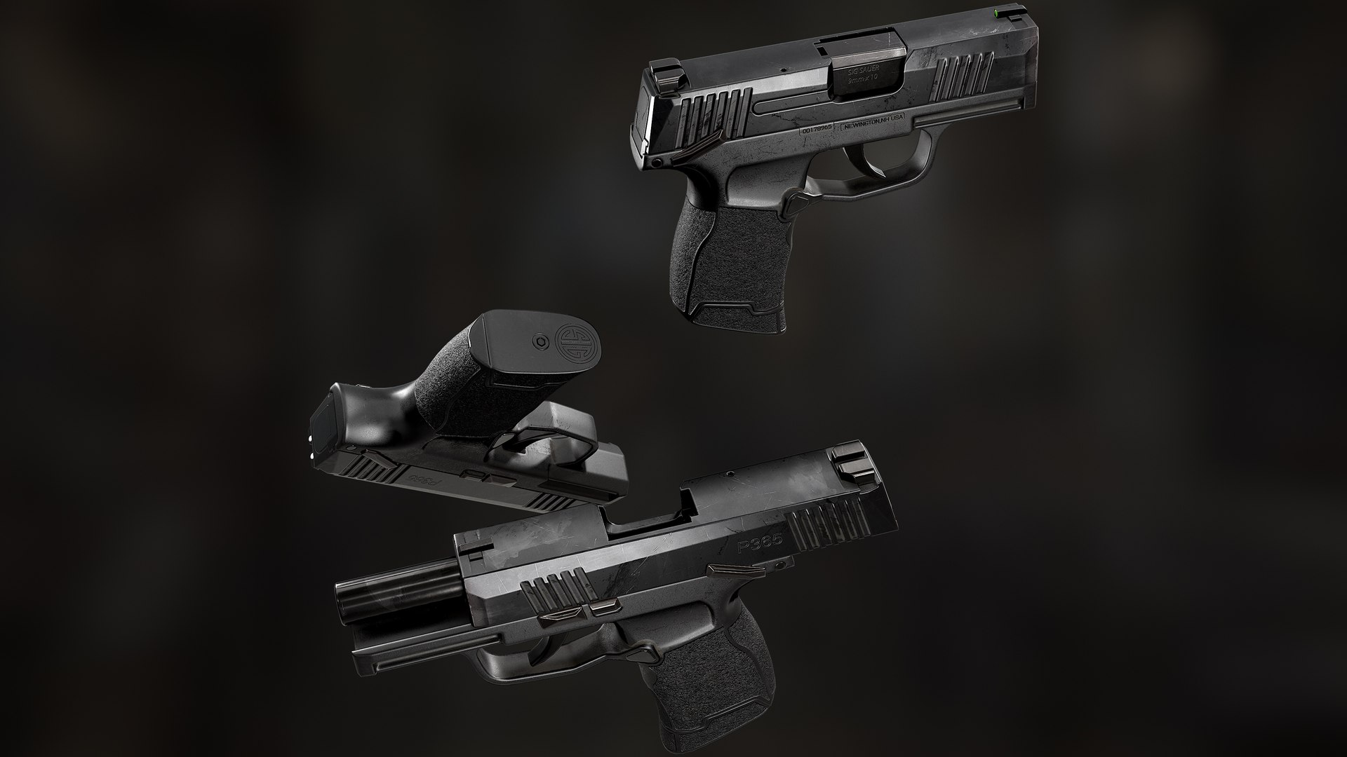 3D Sig Sauer Model - TurboSquid 1493120