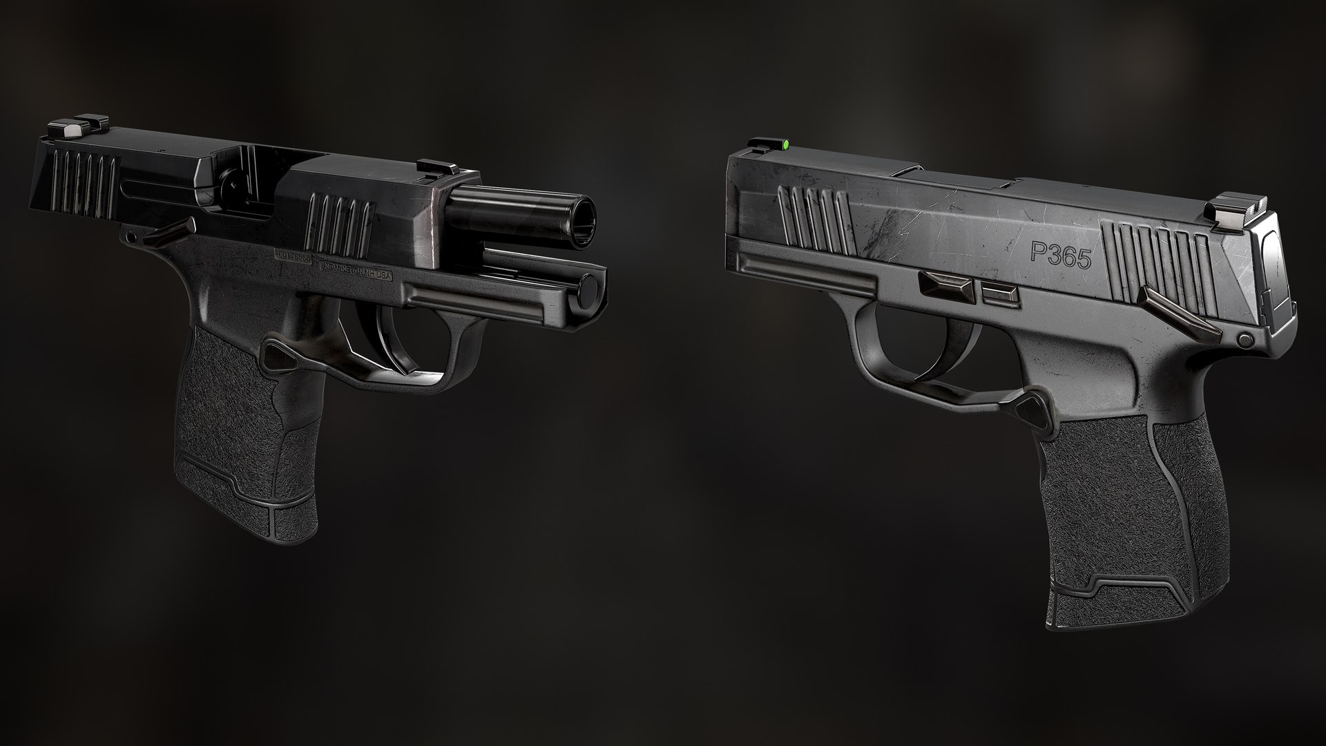 3D Sig Sauer Model - TurboSquid 1493120