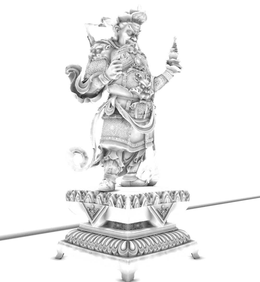 Wukong Game Ancient General Character Sculpture 3D Model 3D Model ...