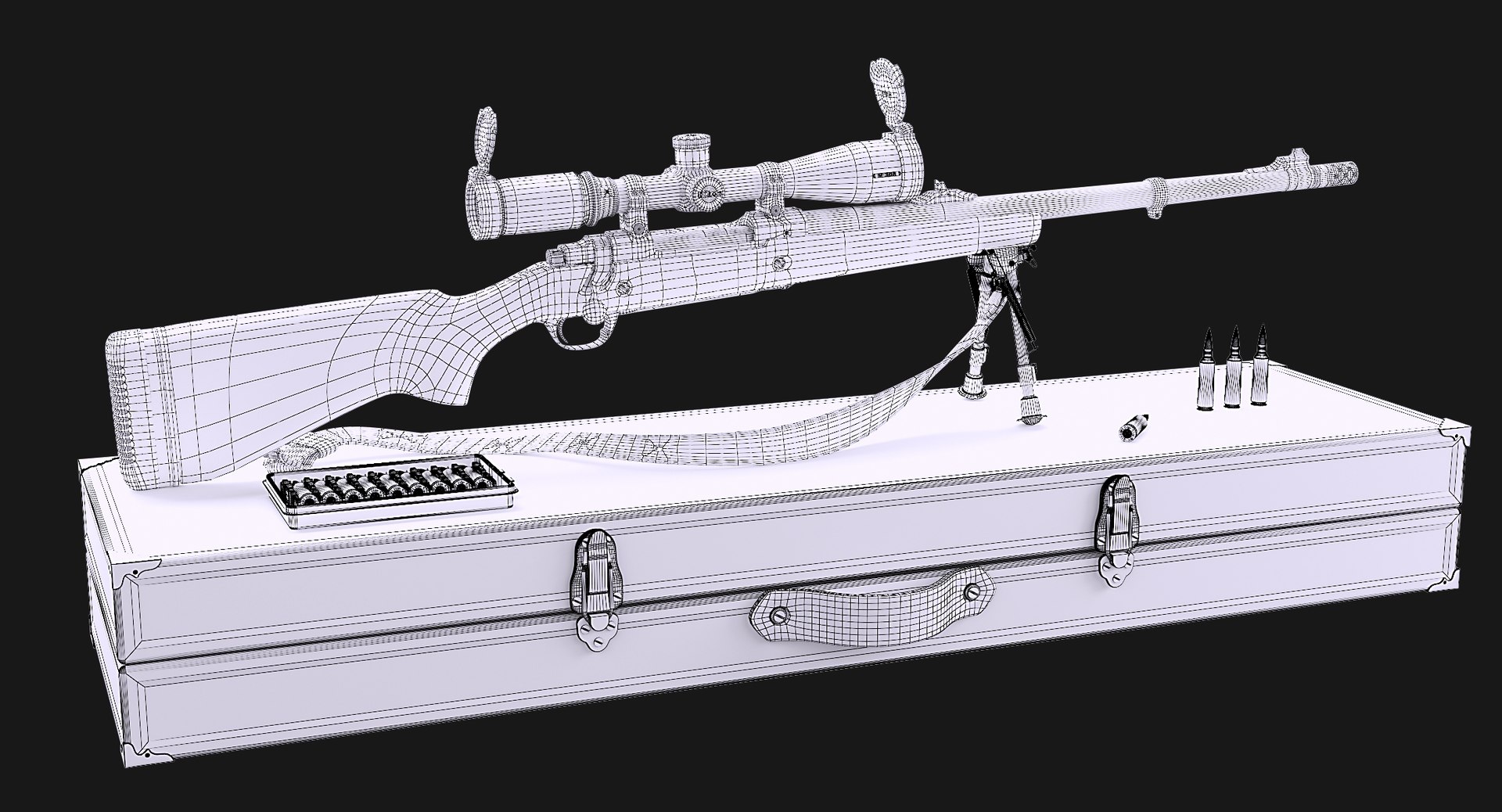 3d Model Ruger Guide Gun Set