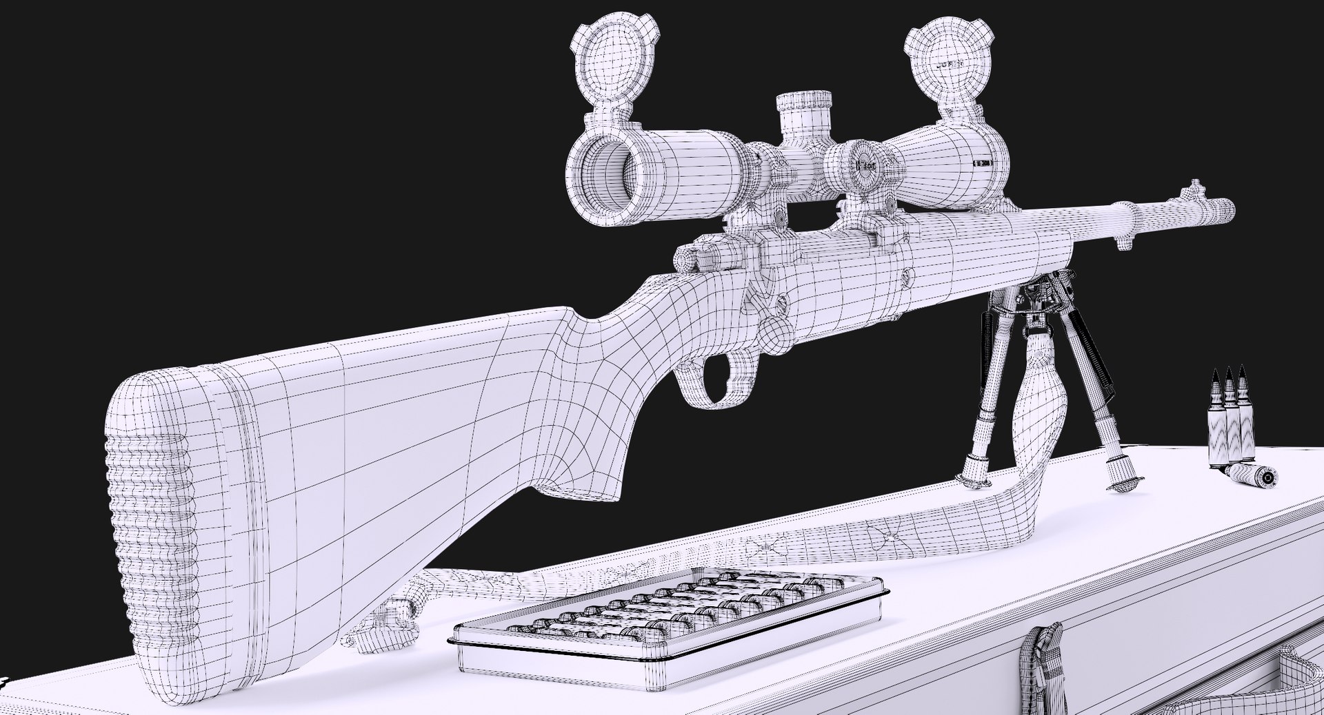 3d Model Ruger Guide Gun Set
