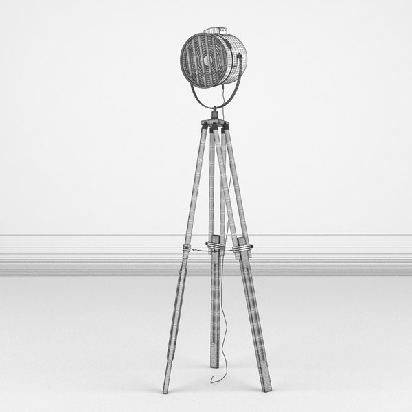 3d lamp light studio model