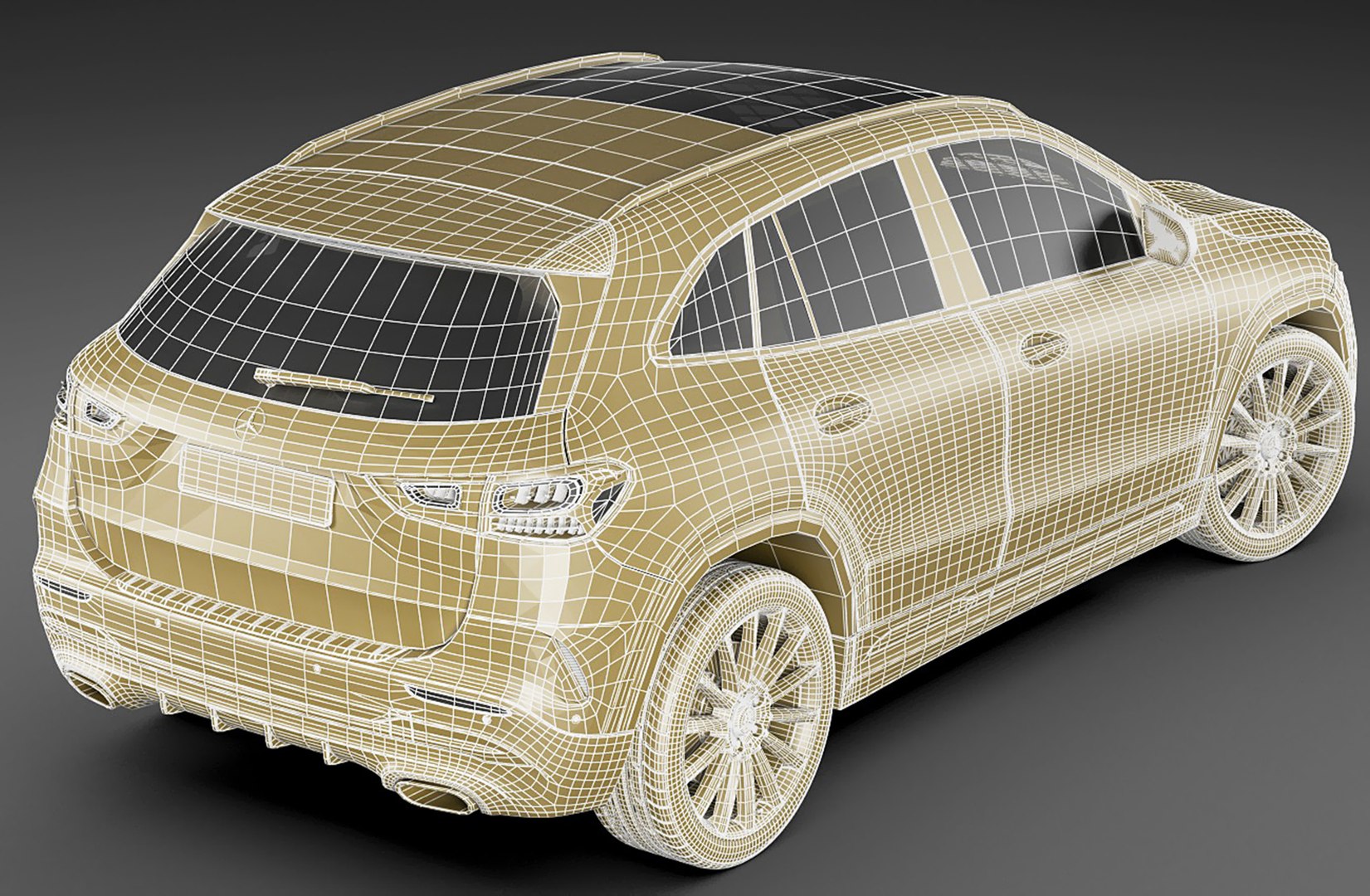 3D mercedes benz gla - TurboSquid 1537337