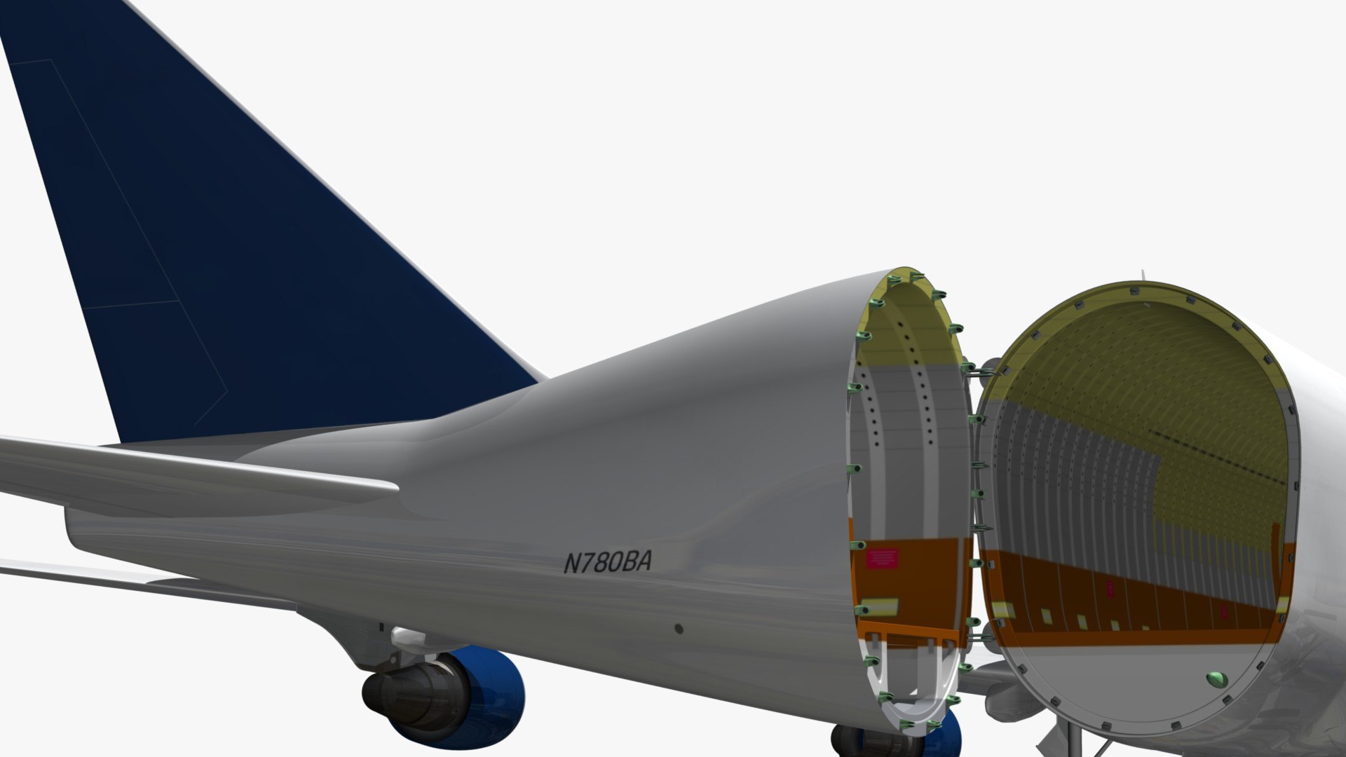 Boeing 747 Dreamlifter 3D Model - TurboSquid 1158021