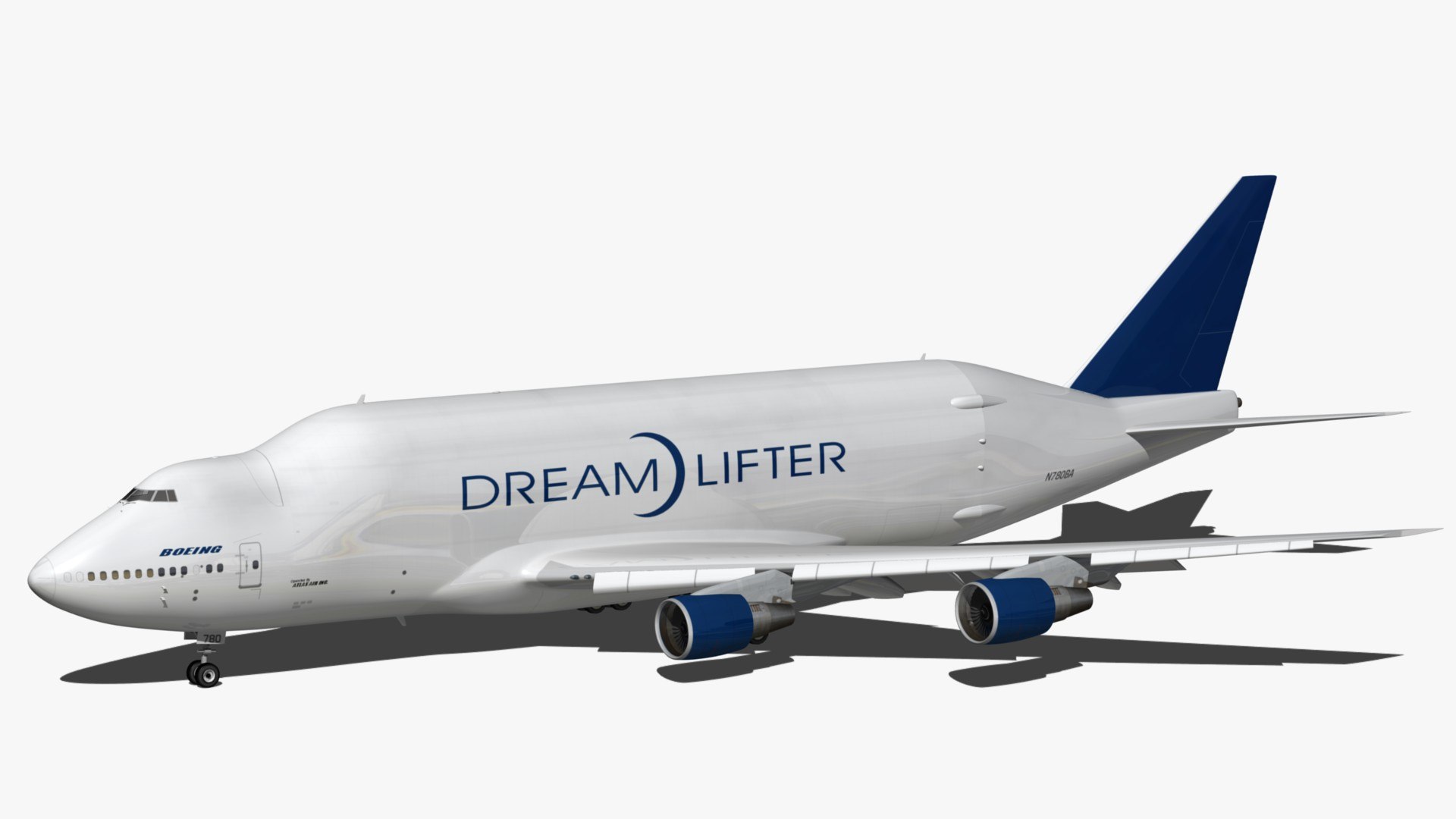 Boeing 747 Dreamlifter 3D Model - TurboSquid 1158021