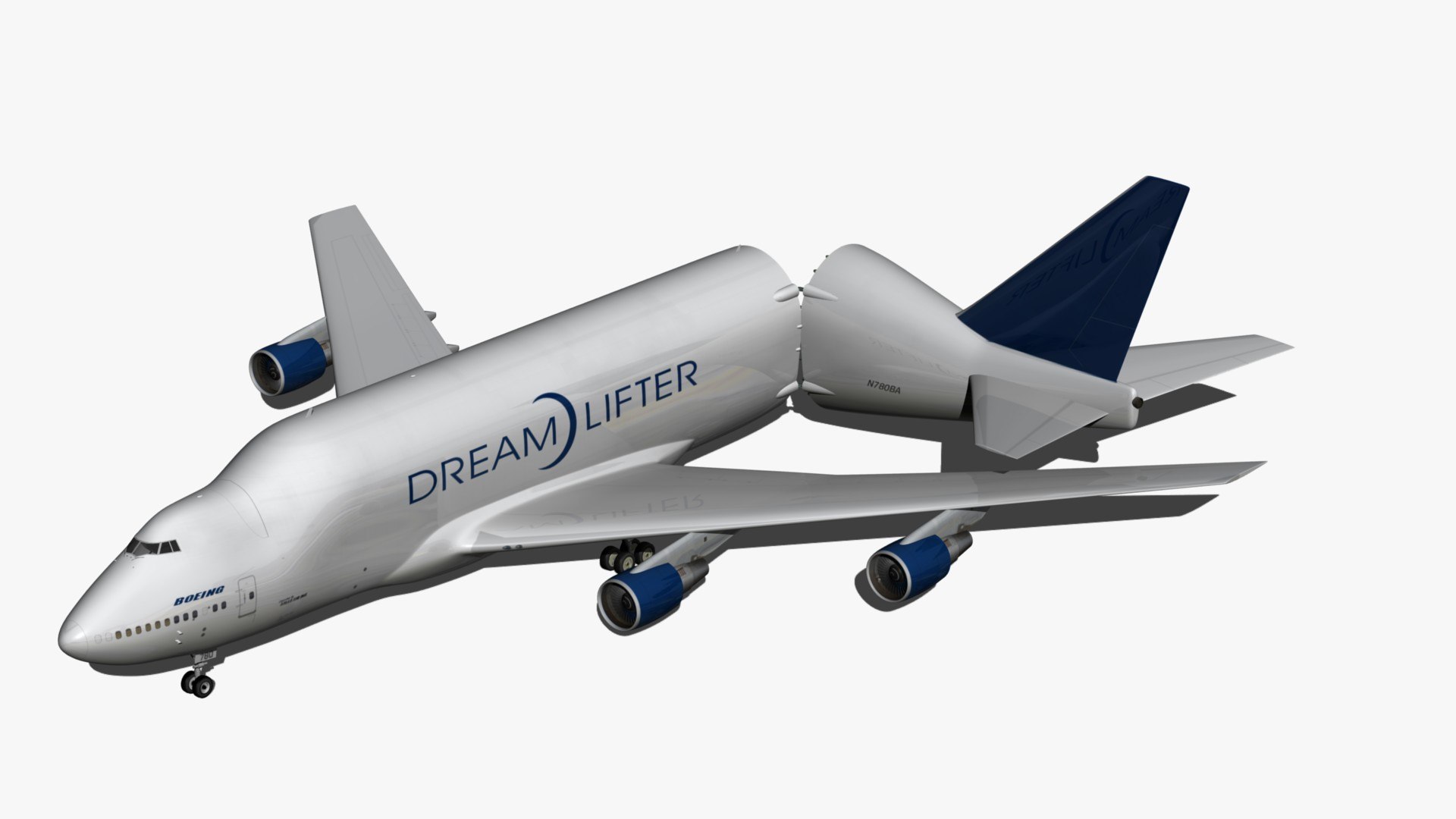 Boeing 747 Dreamlifter 3D Model - TurboSquid 1158021