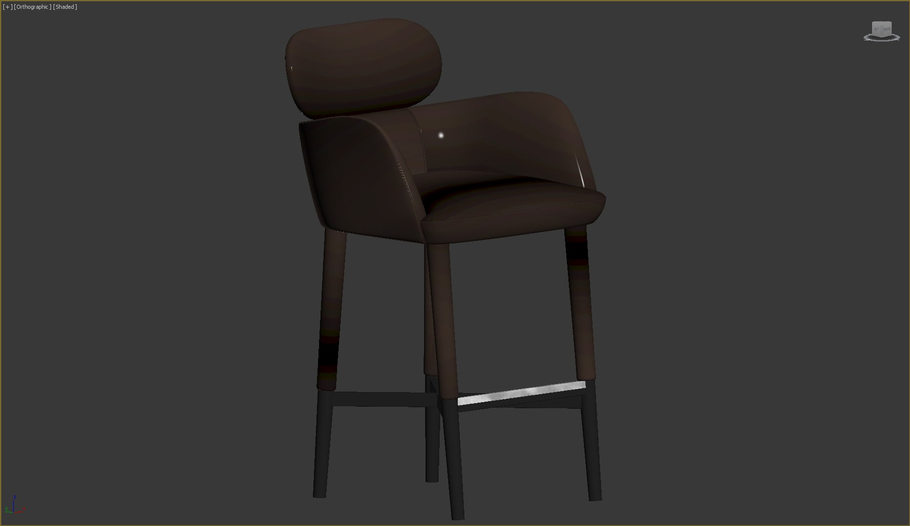 3D Finn Chair Frame Model - TurboSquid 1494931