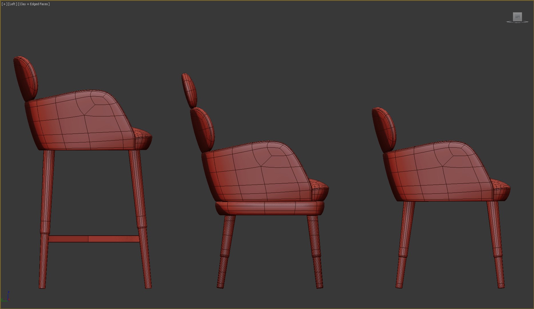 3D Finn Chair Frame Model - TurboSquid 1494931