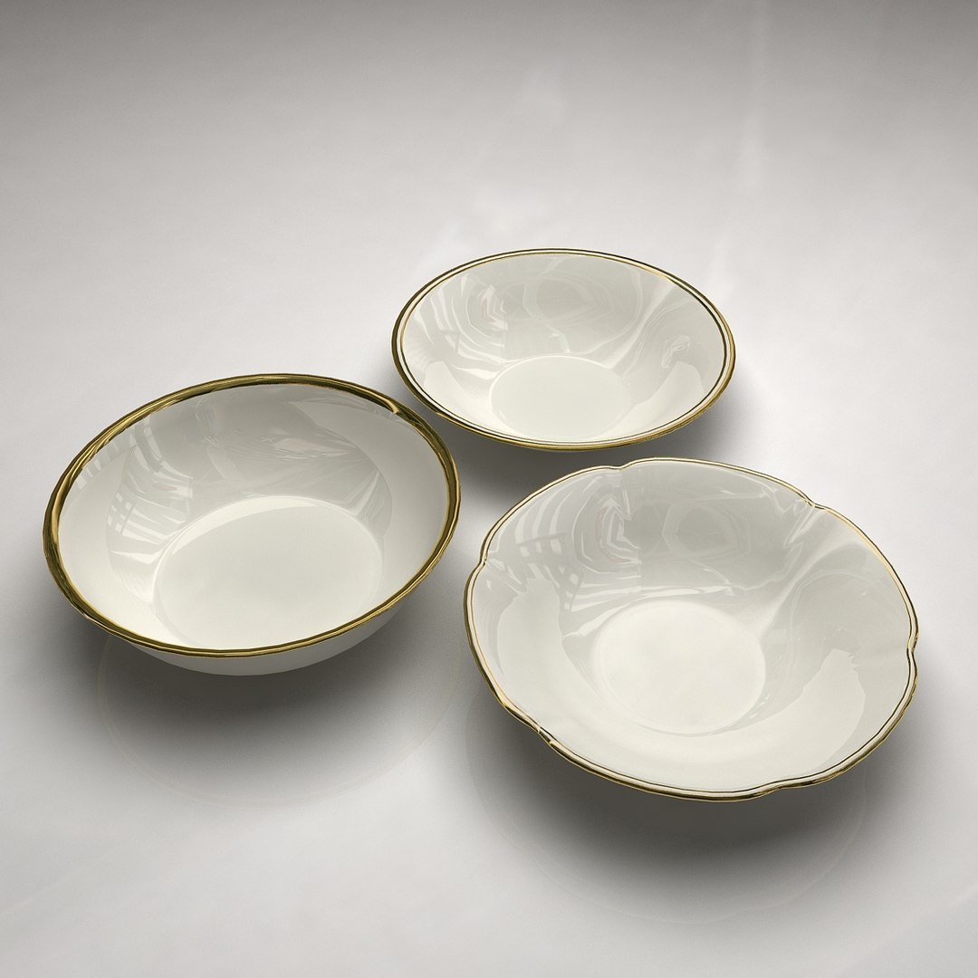 plates materials 3d model