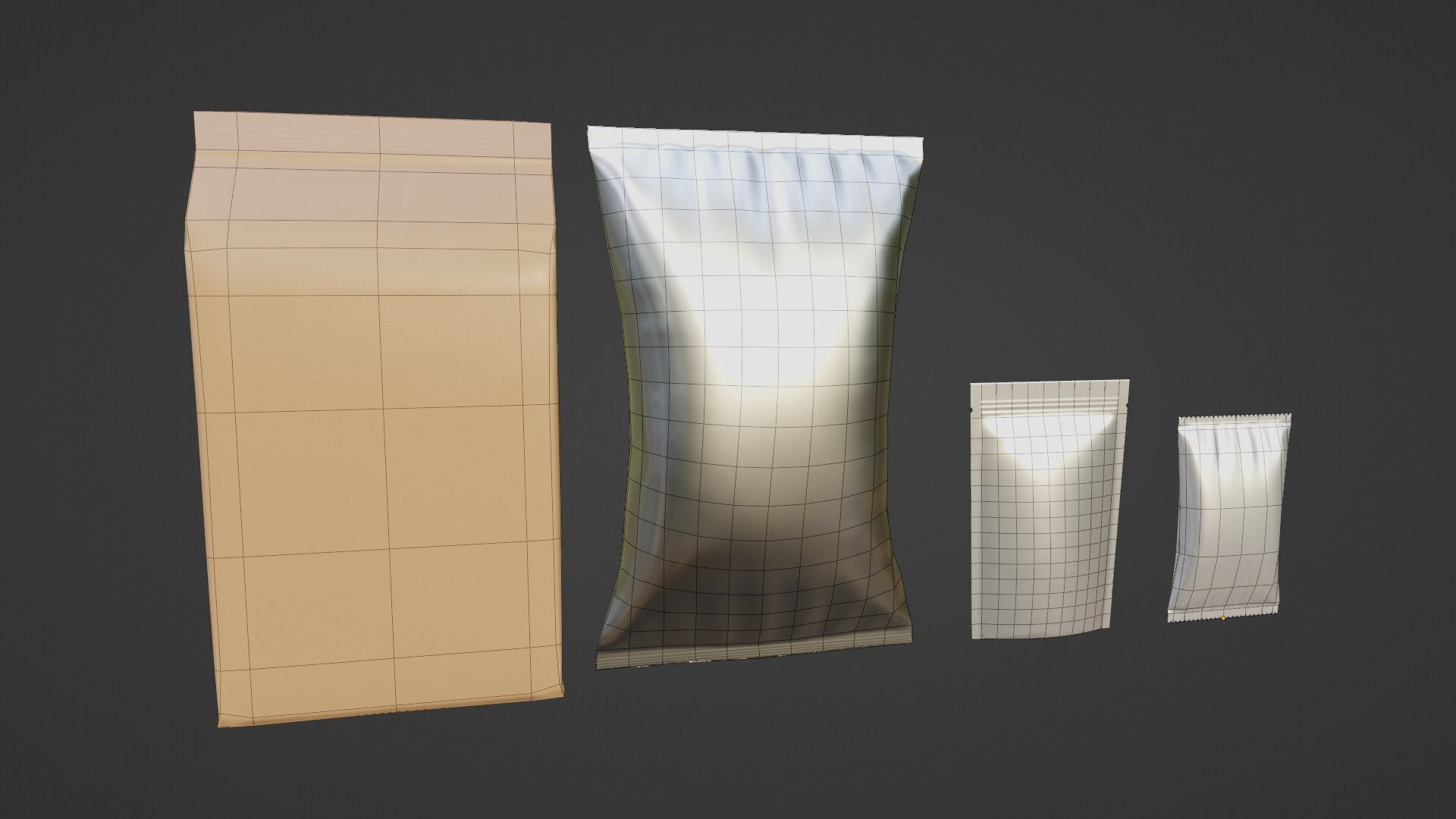 3D Snack Packs - TurboSquid 2096228