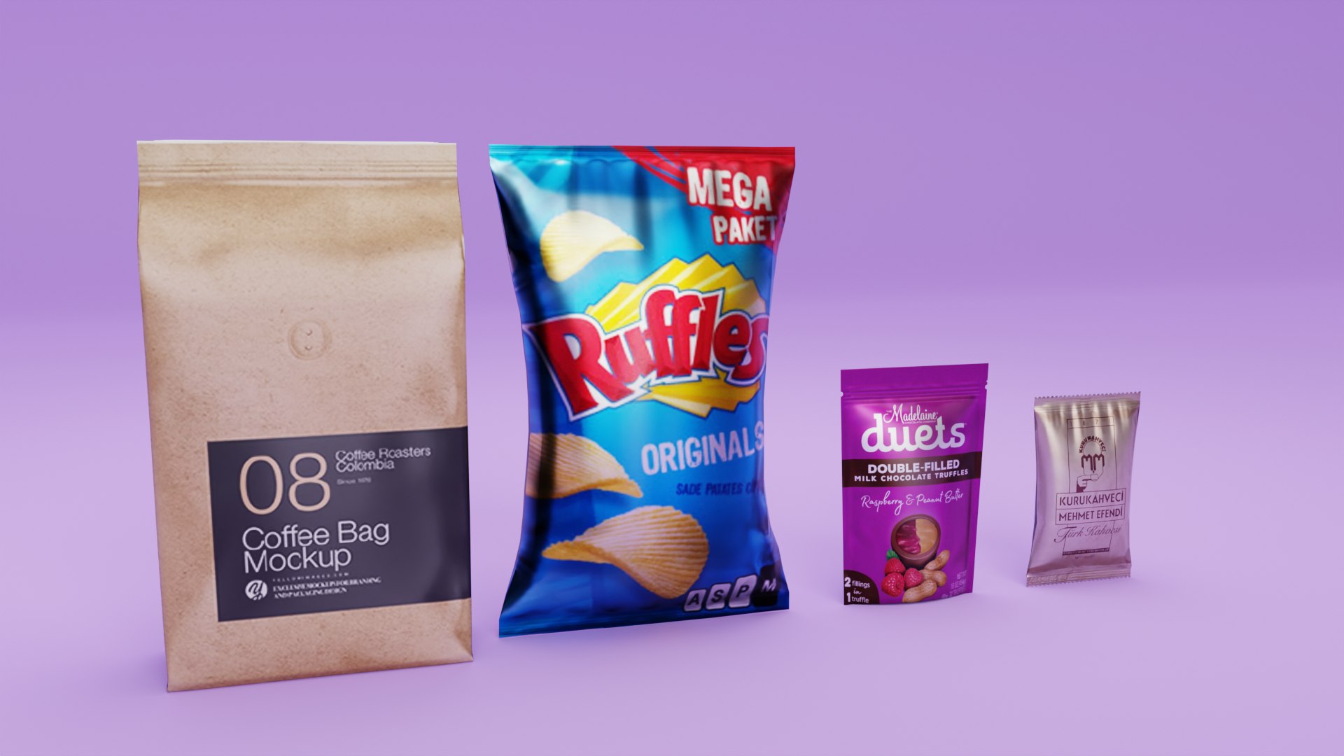 3D Snack Packs - TurboSquid 2096228