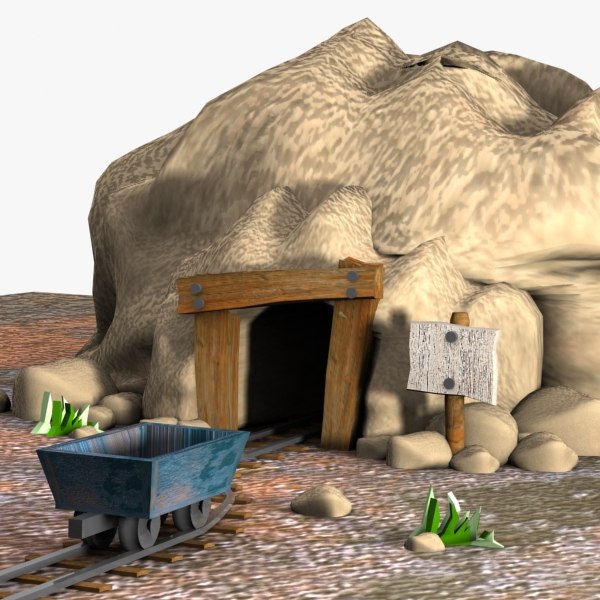 modelo 3d Mina de dibujos animados - TurboSquid 757244