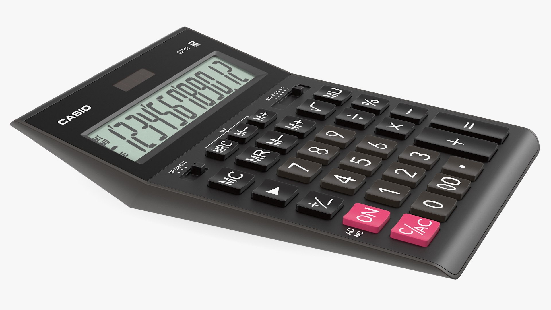 Casio Gr-12 Calculator 3D Model - TurboSquid 1467729