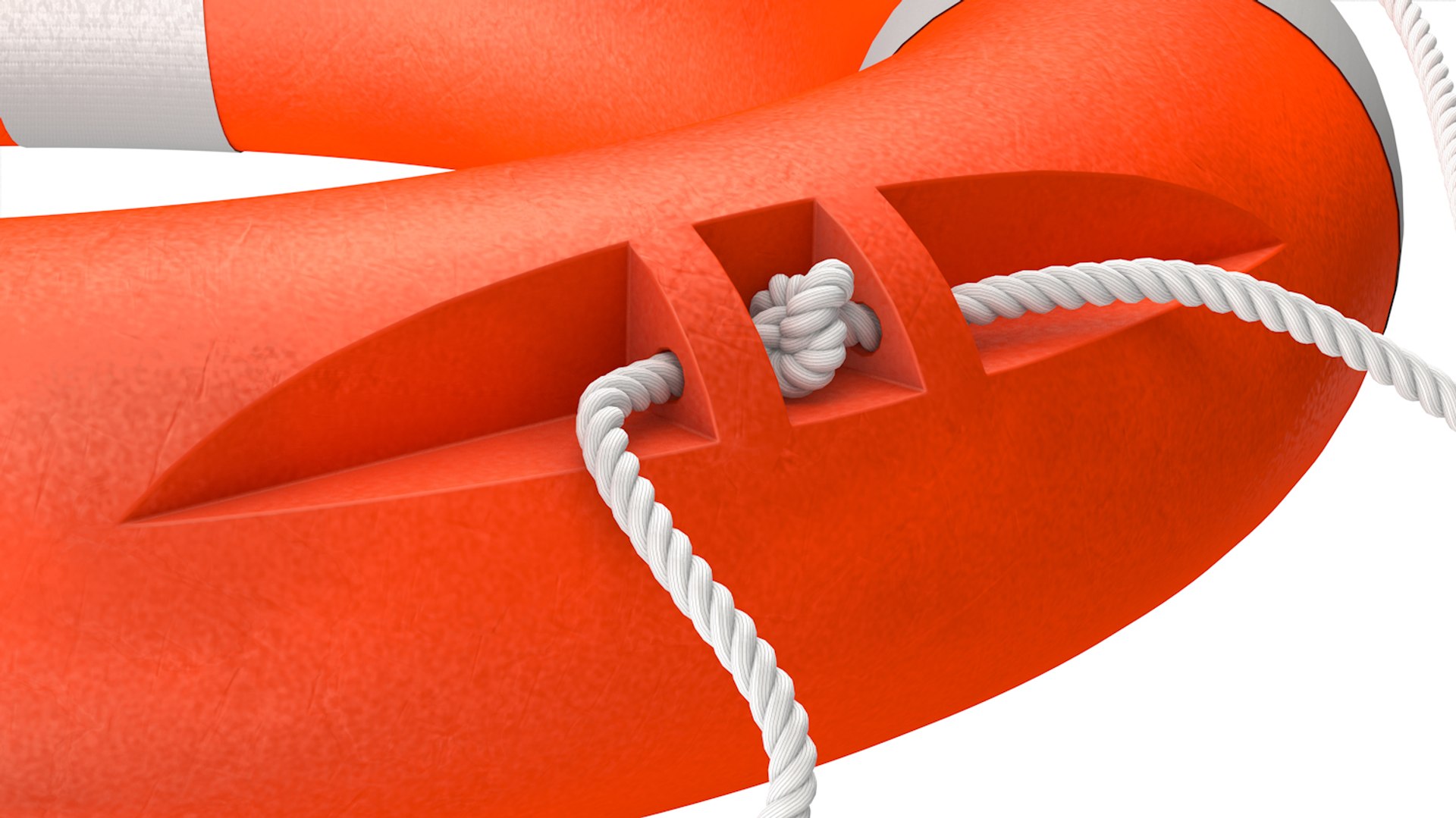 3d Model Ropes Lifebelt