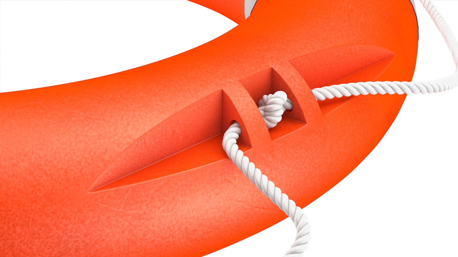 3d Model Ropes Lifebelt