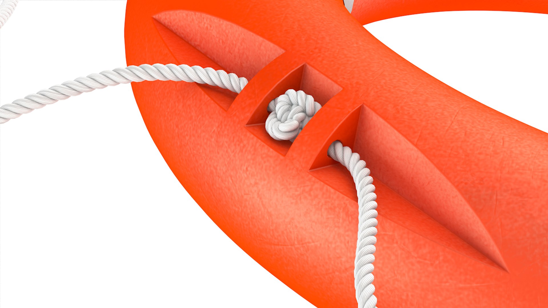 3d Model Ropes Lifebelt