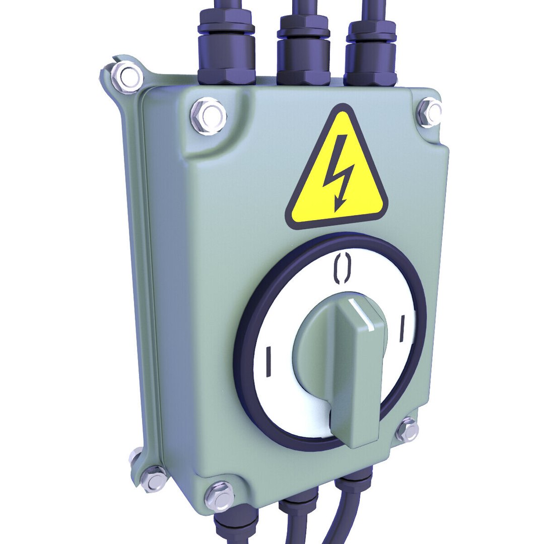 3D Industrial Electric Switch 8 - TurboSquid 1912583