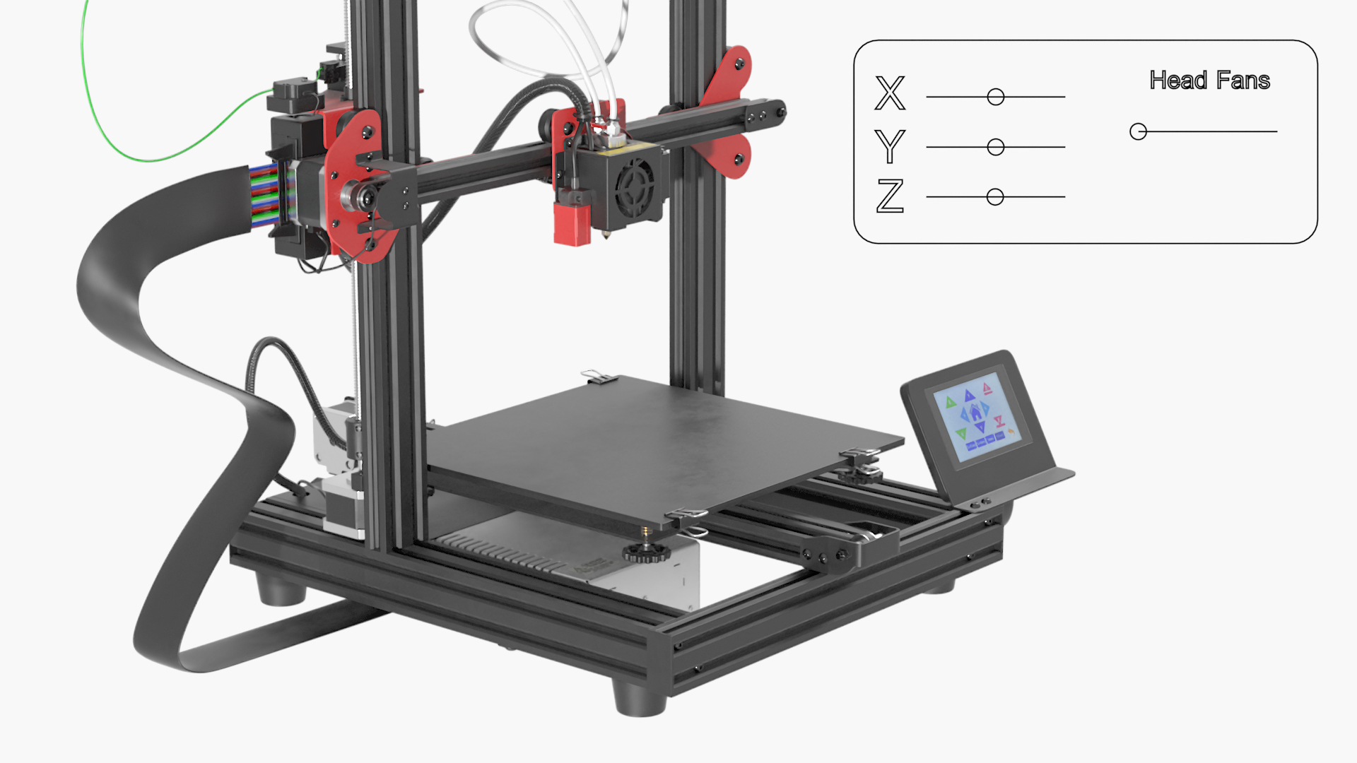 3D ABC Plastic 3D Printer Rigged - TurboSquid 2449658