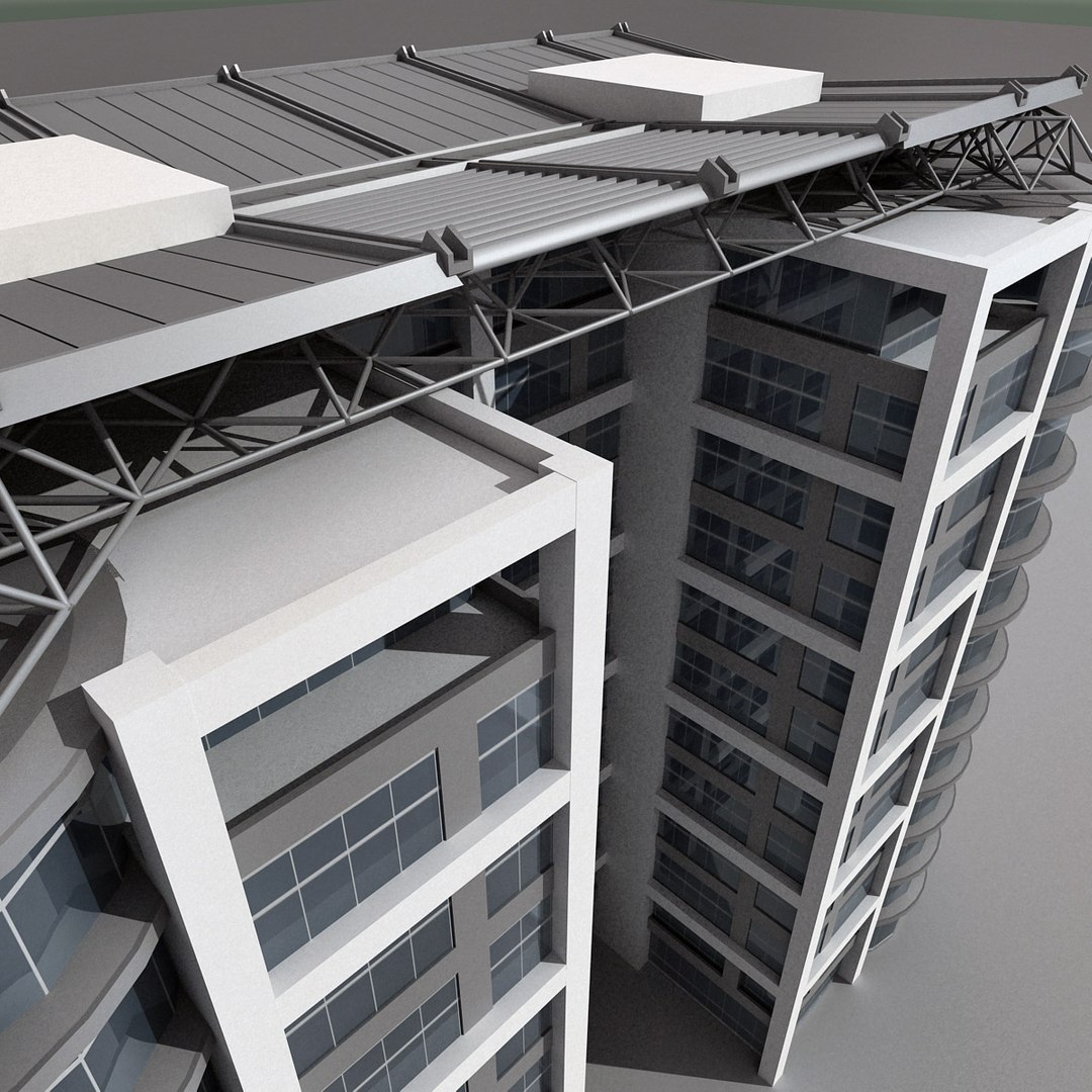 3d Model Modern Building