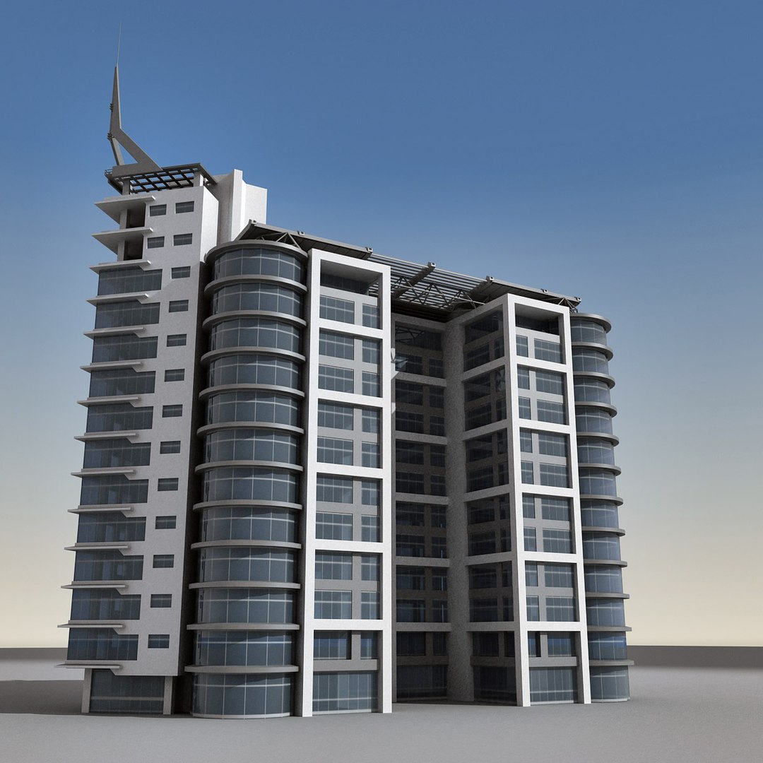 3d Model Modern Building