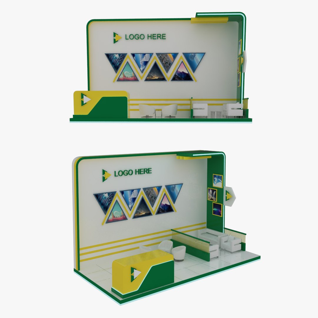 무료 전시 부스 3D 모델 - TurboSquid 2220202