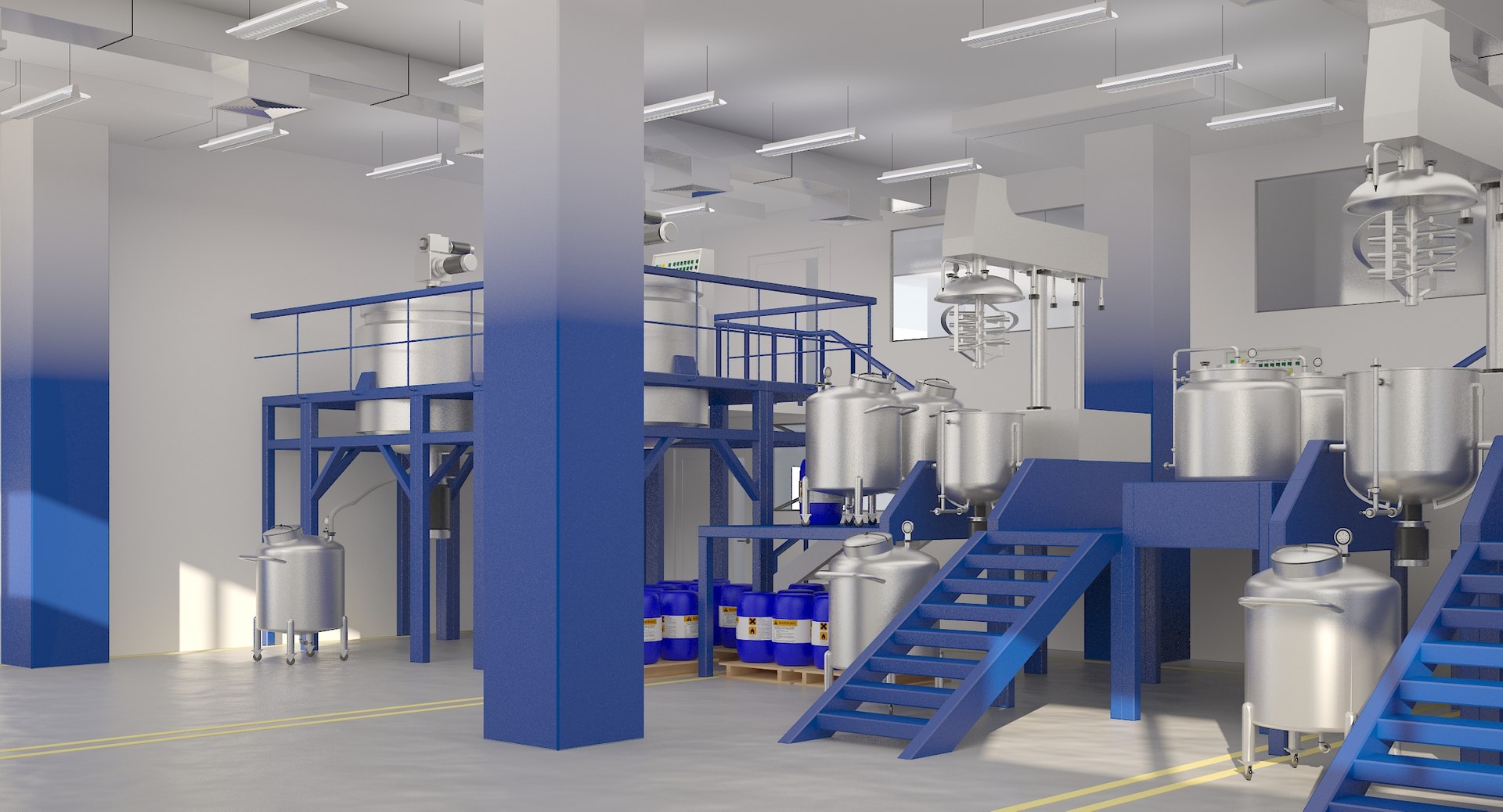 Industrial natural cosmetics 3D model - TurboSquid 1460046