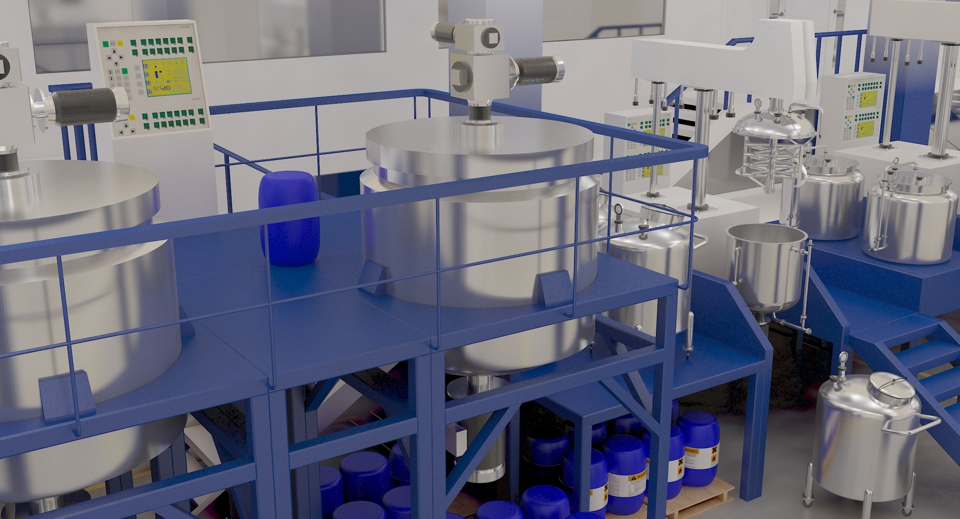 Industrial natural cosmetics 3D model - TurboSquid 1460046