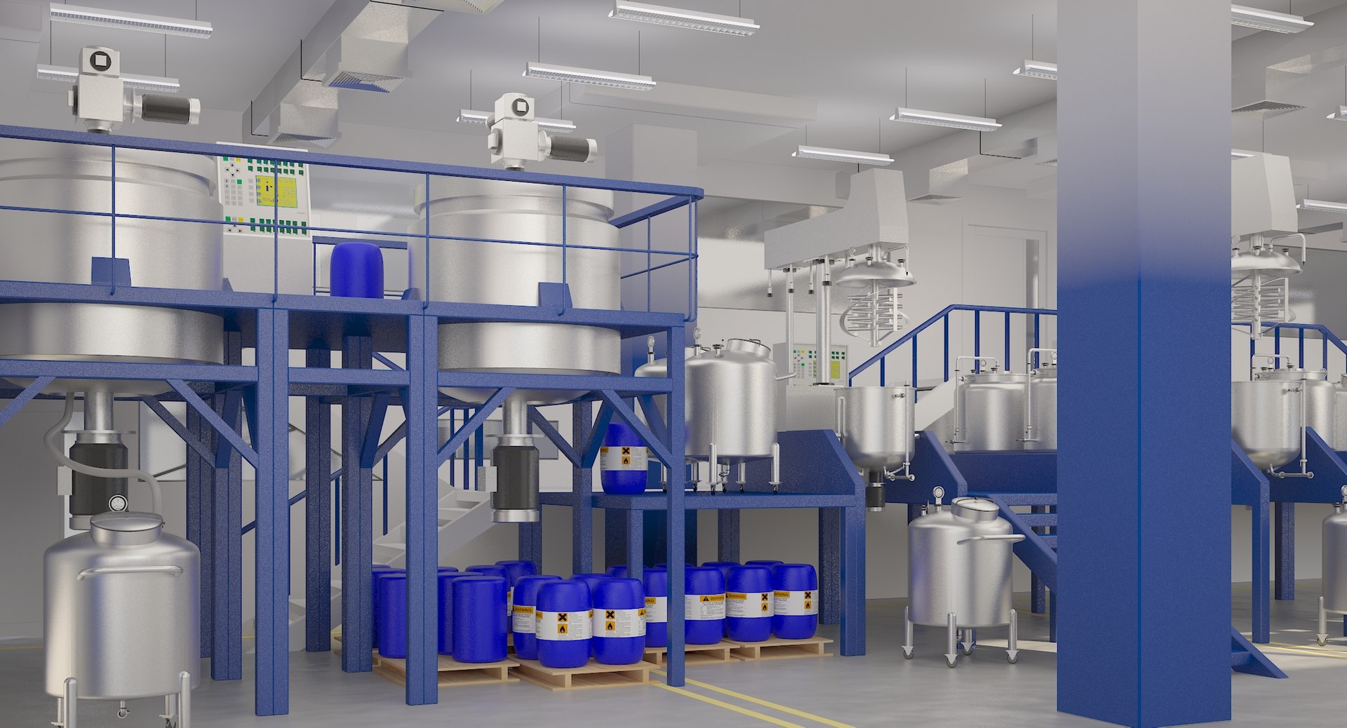 Industrial natural cosmetics 3D model - TurboSquid 1460046