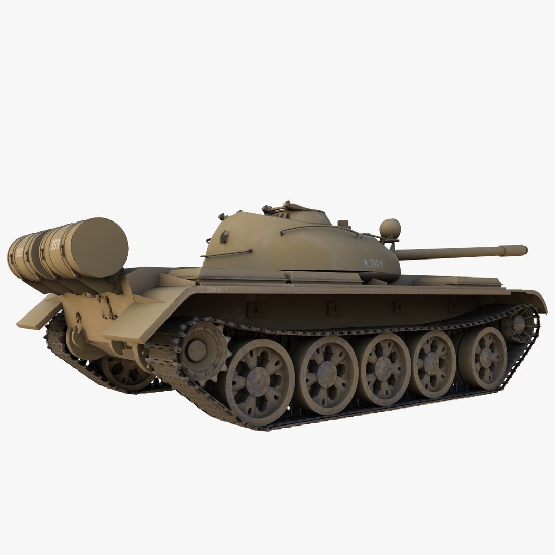 T55 Tank 3D Model - TurboSquid 1197874