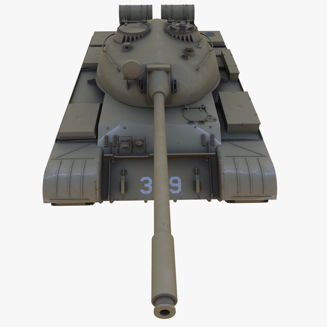 T55 Tank 3D Model - TurboSquid 1197874
