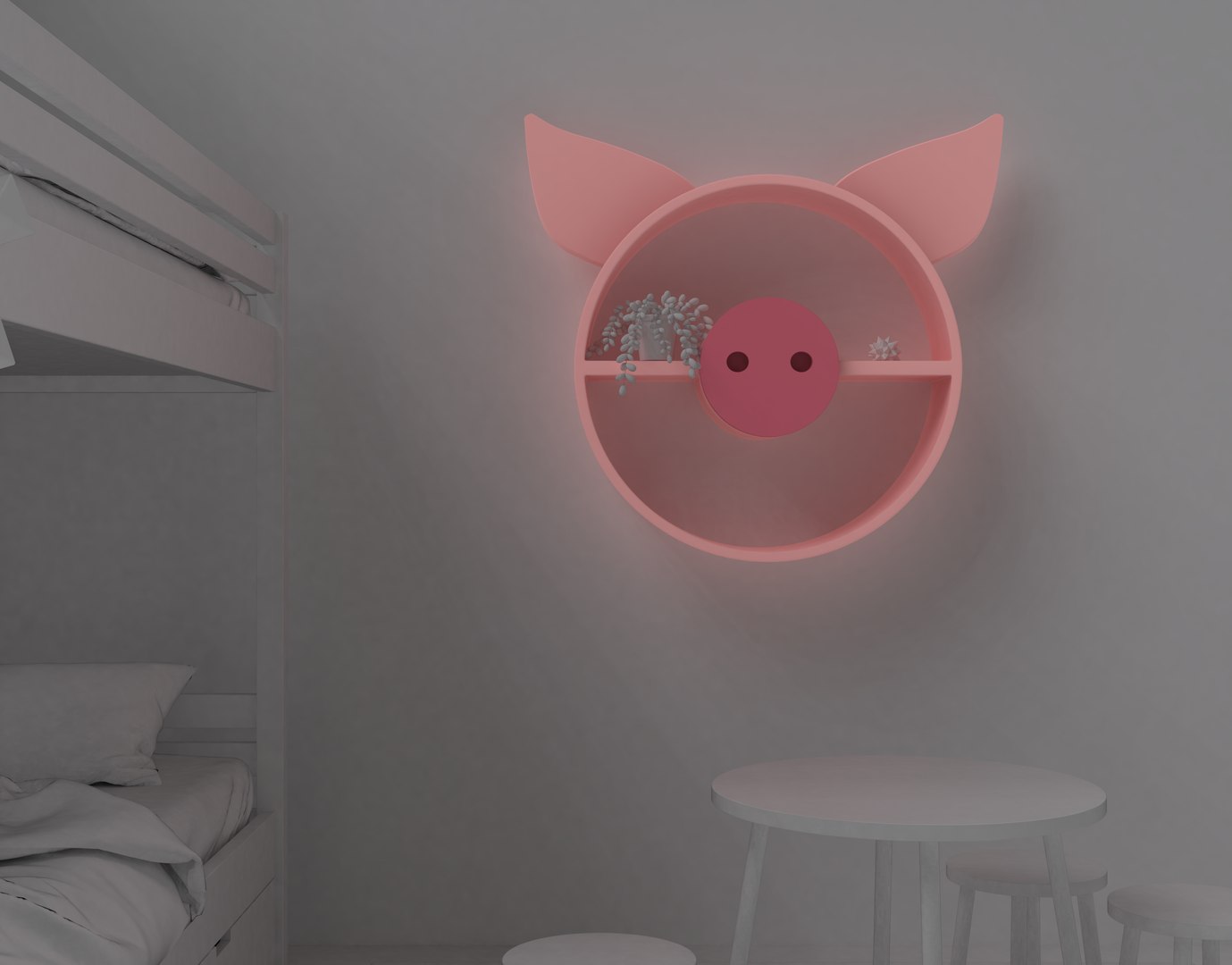 Shelf Pig 3D Model - TurboSquid 2002283