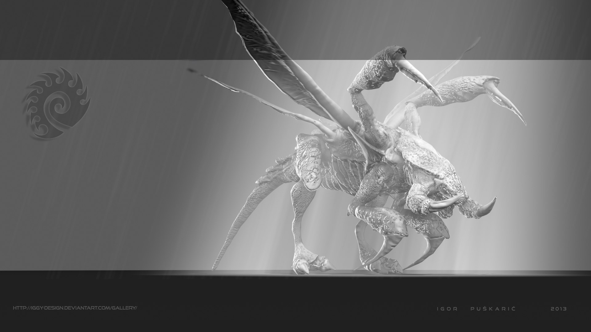 3d Speedling Zergling Model