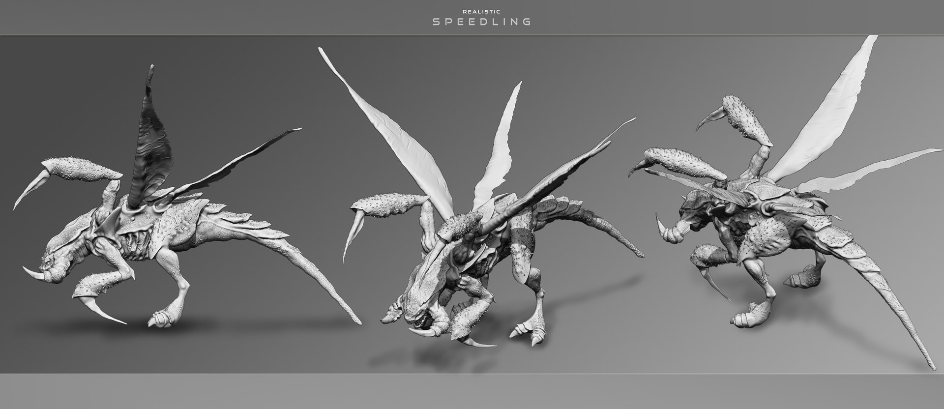 3d Speedling Zergling Model
