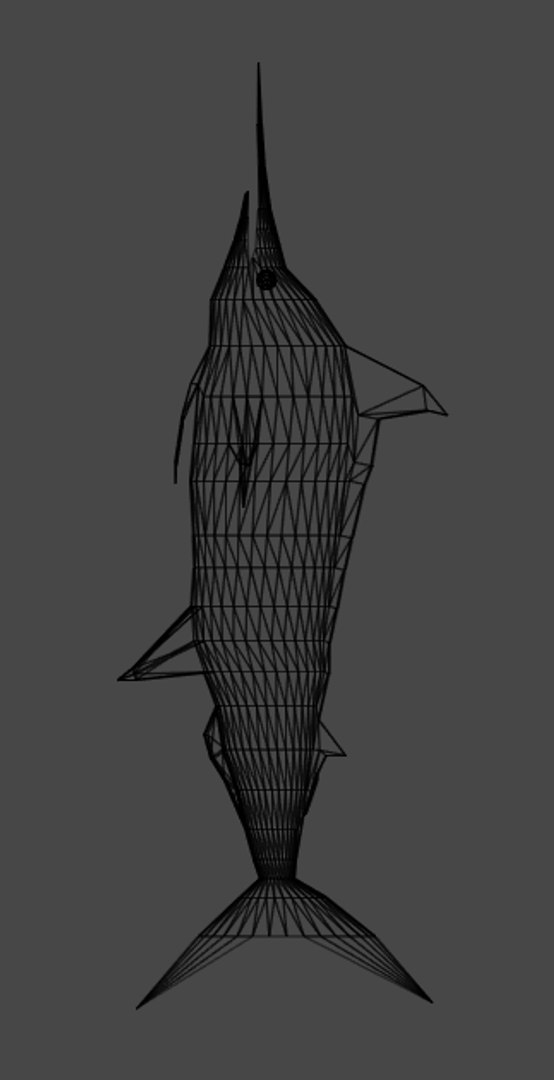 3D Swordfish Fish - TurboSquid 1226829