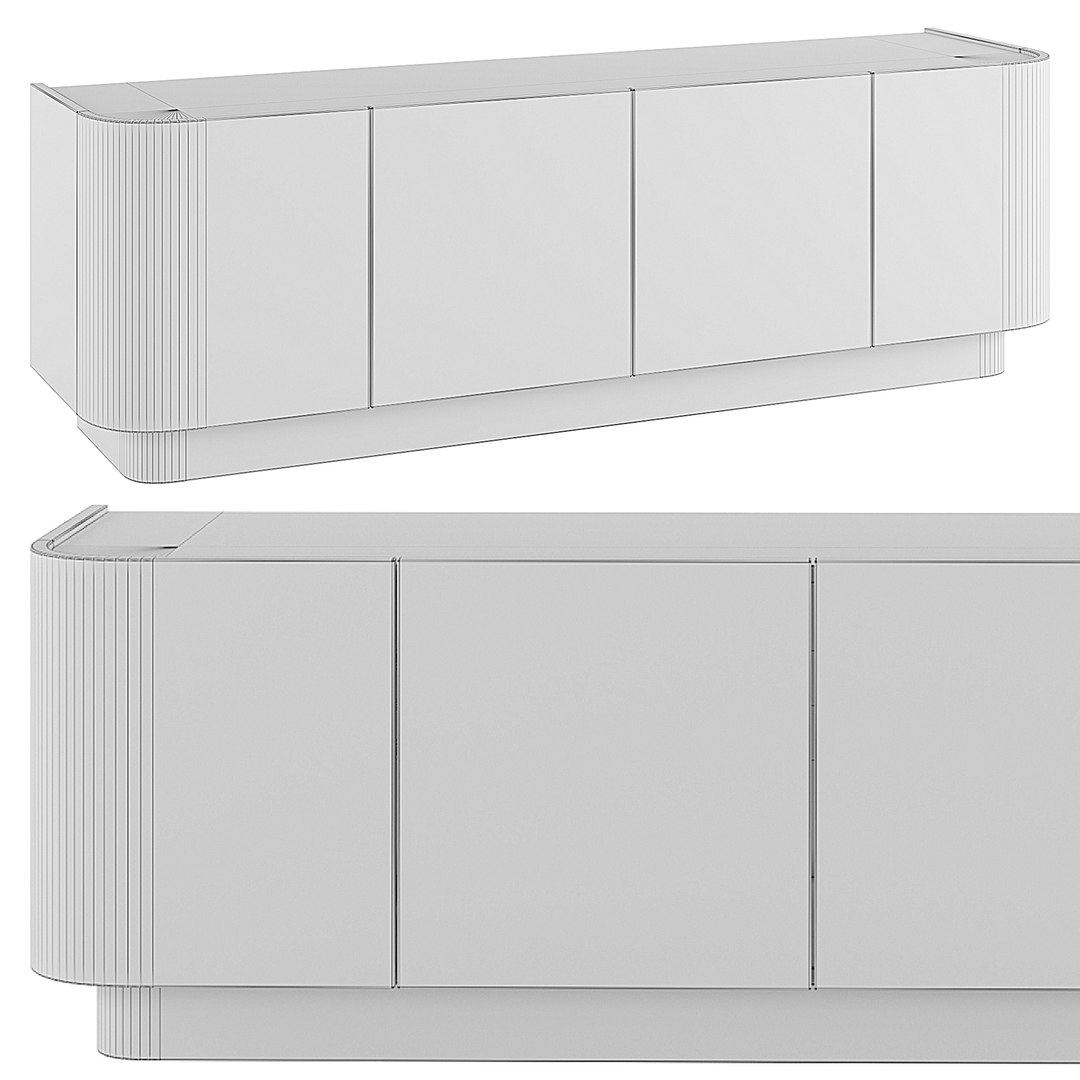 Solstice Media Console 3D Model - TurboSquid 2238874