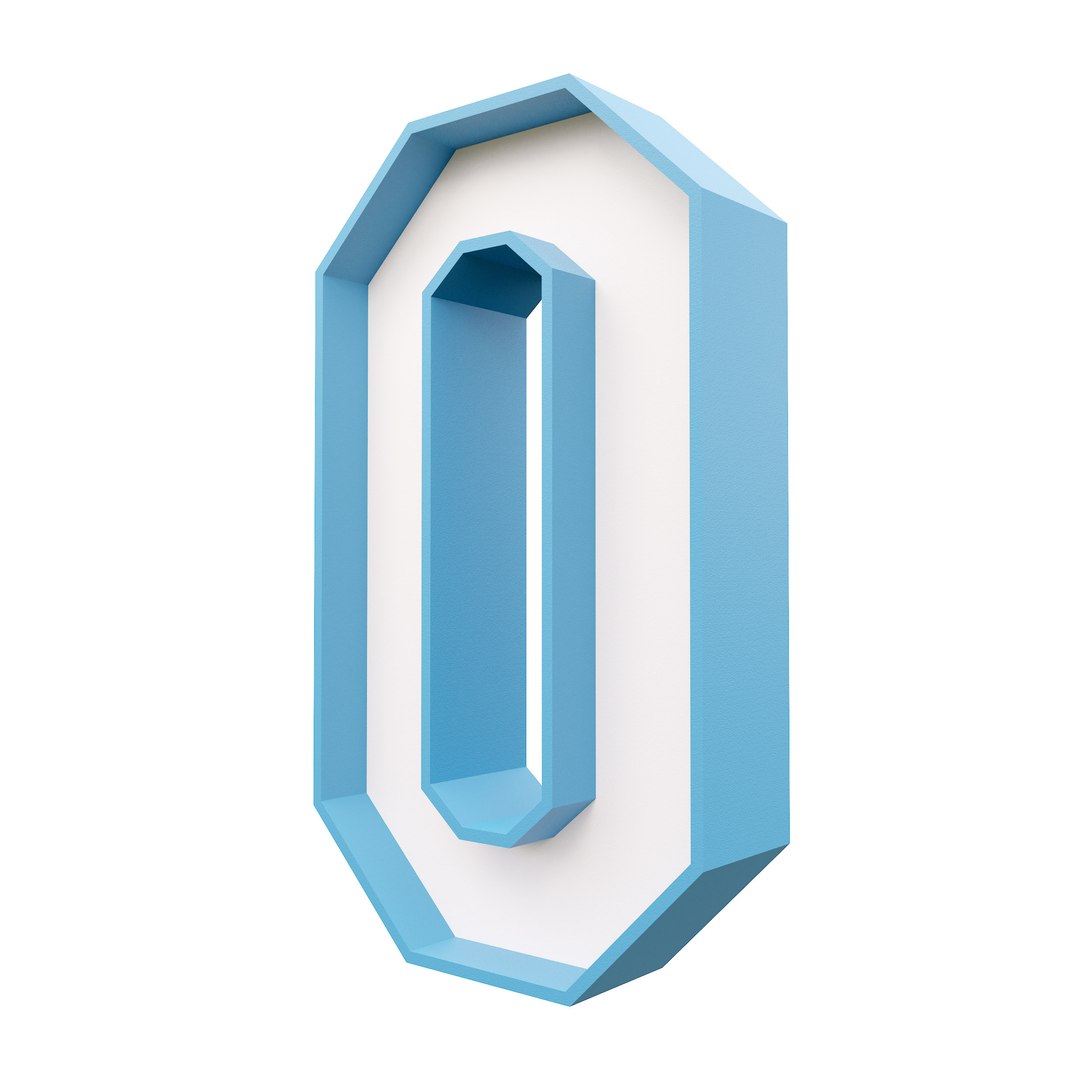 3D Marquee Letter O Glow Sign 3dmodel Model - TurboSquid 1975489