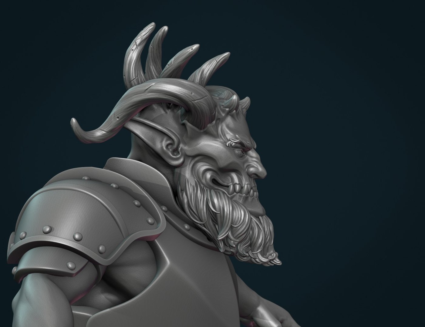 Demon Figure 3D - TurboSquid 1444033