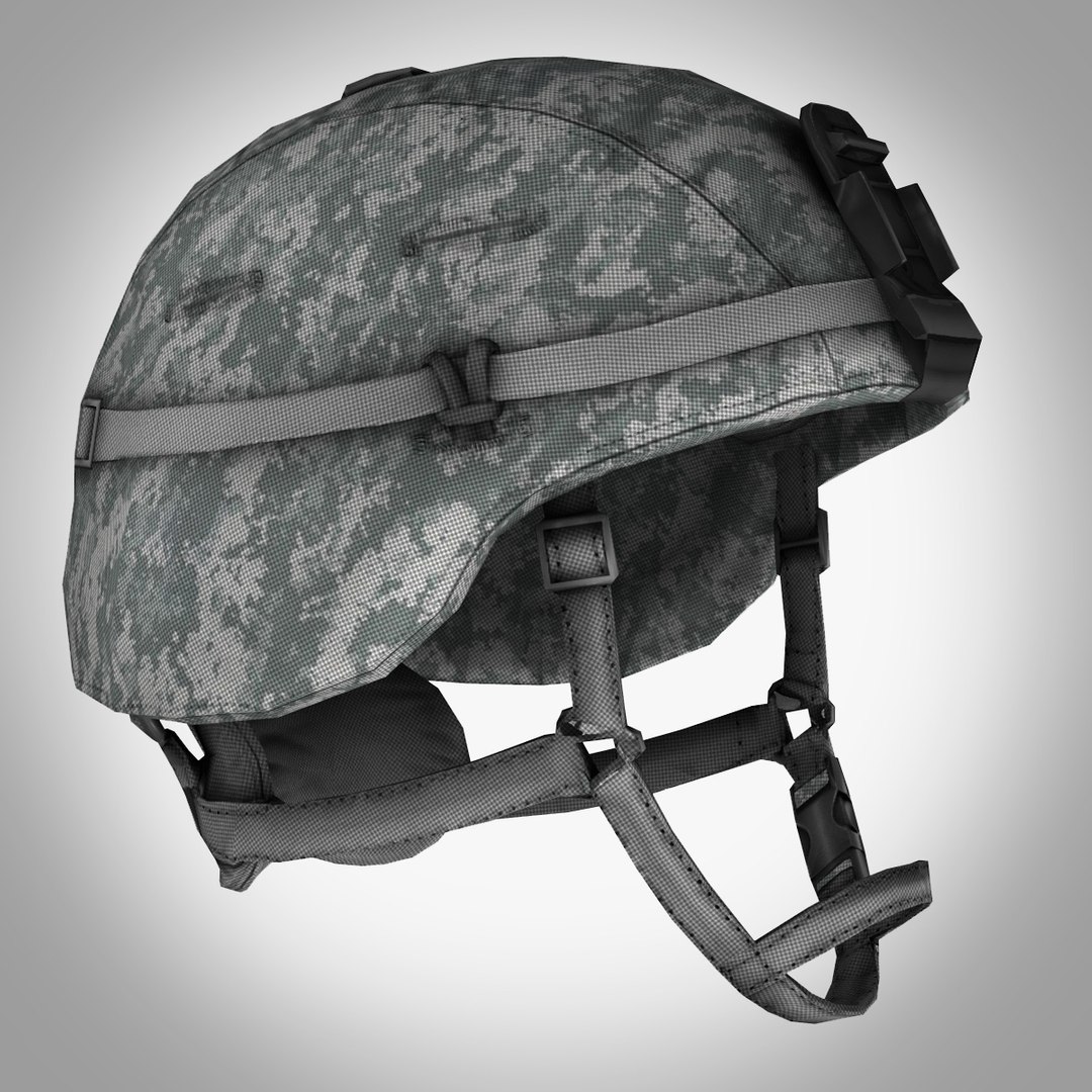 military soldier helmet 3d model