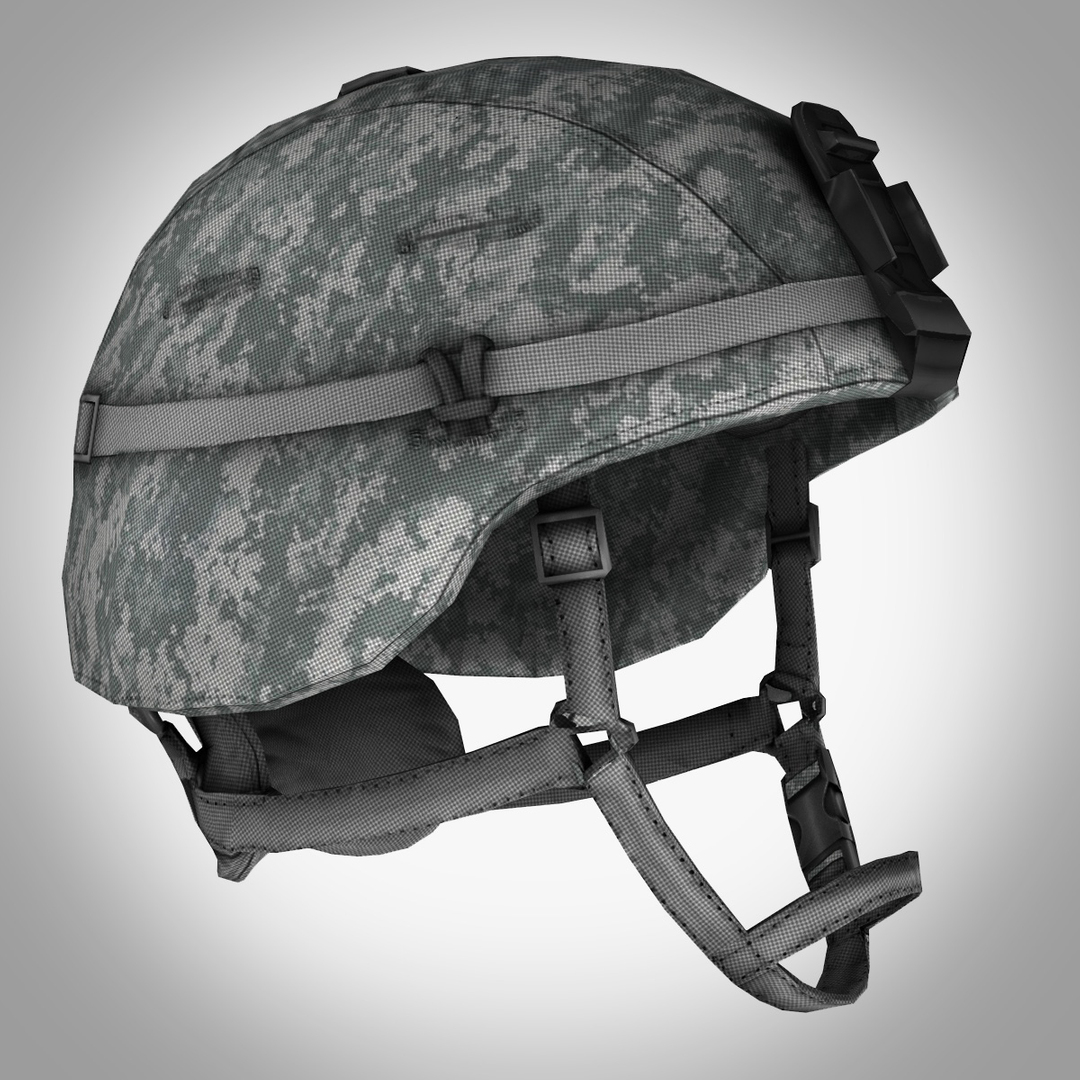 military soldier helmet 3d model