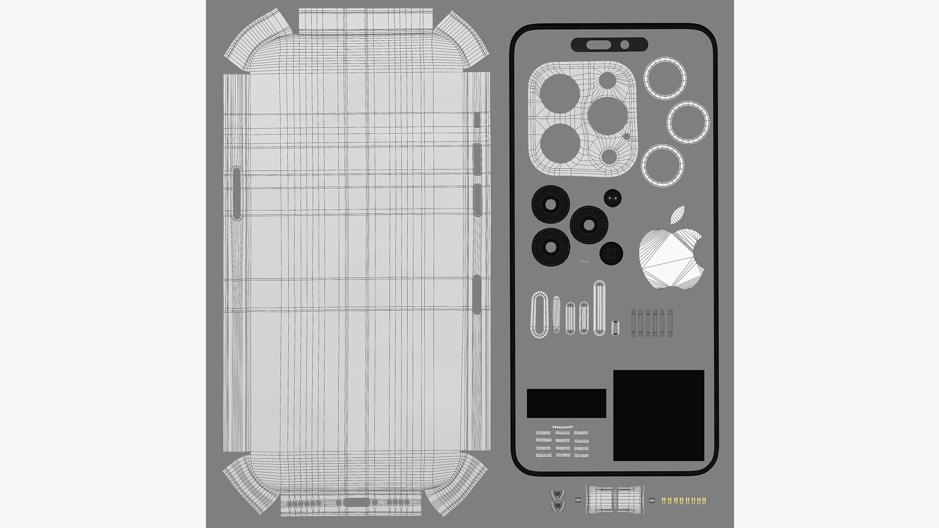 3D model iPhone 14 Pro Max Silver - TurboSquid 2118042