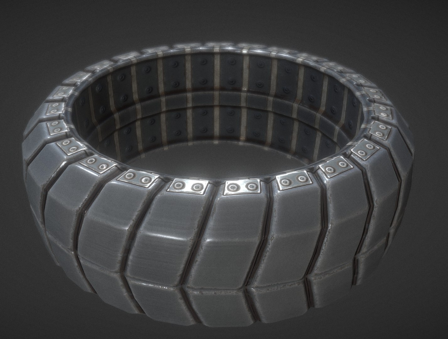 3d Model Futuristic Tire