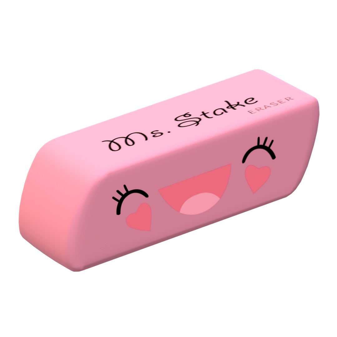 3D Eraser Model - TurboSquid 2341314