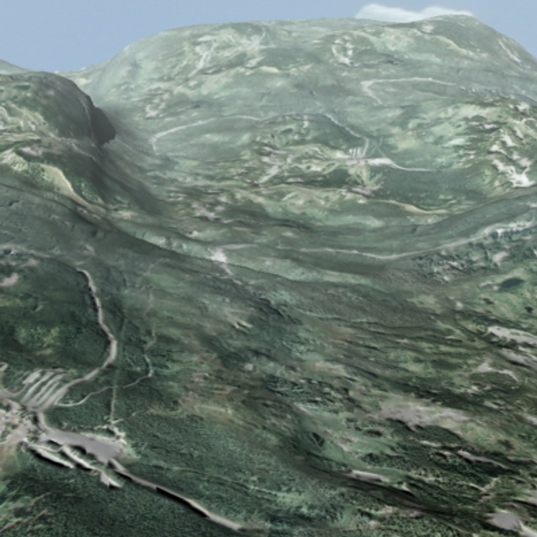 3d Model Landscape Land