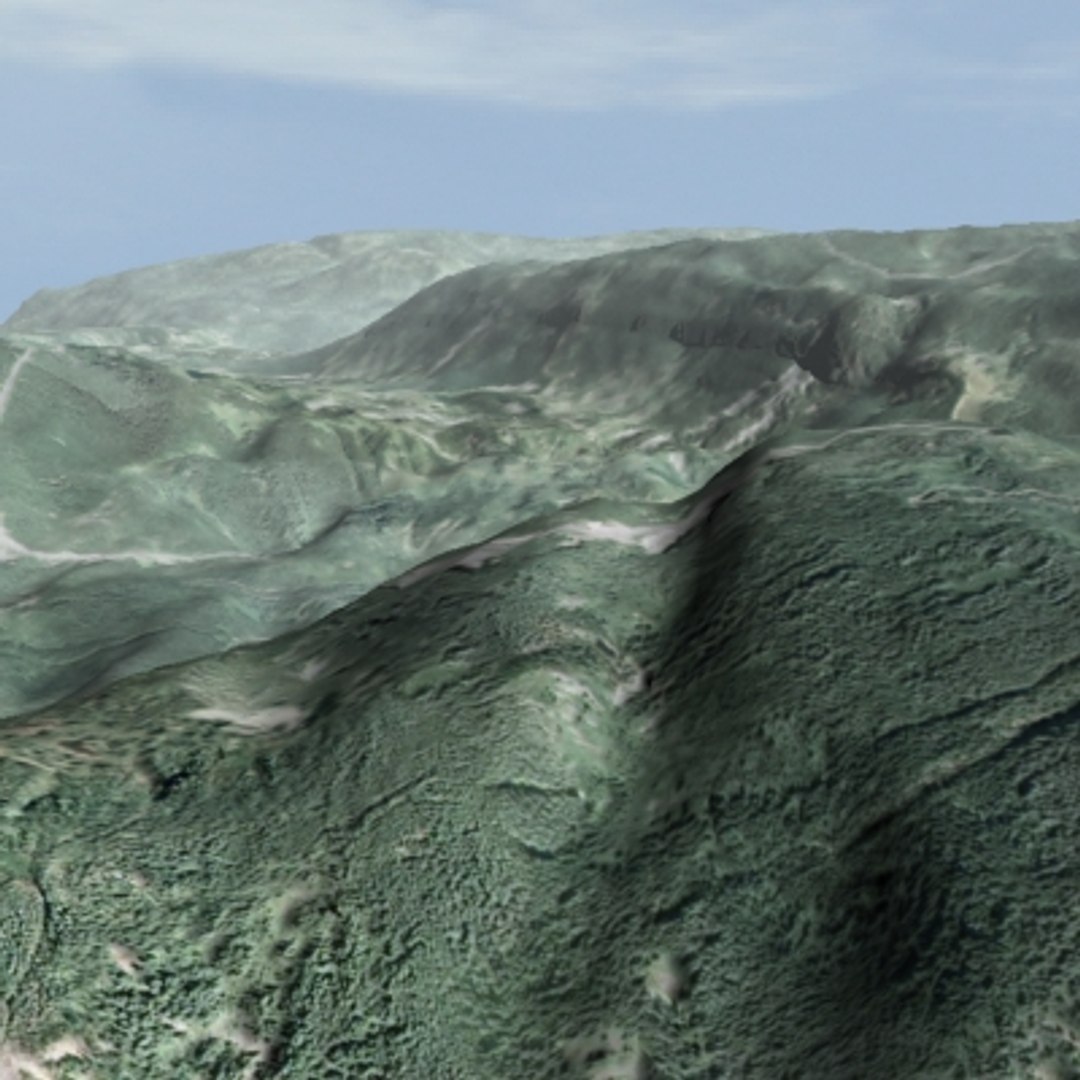 3d Model Landscape Land
